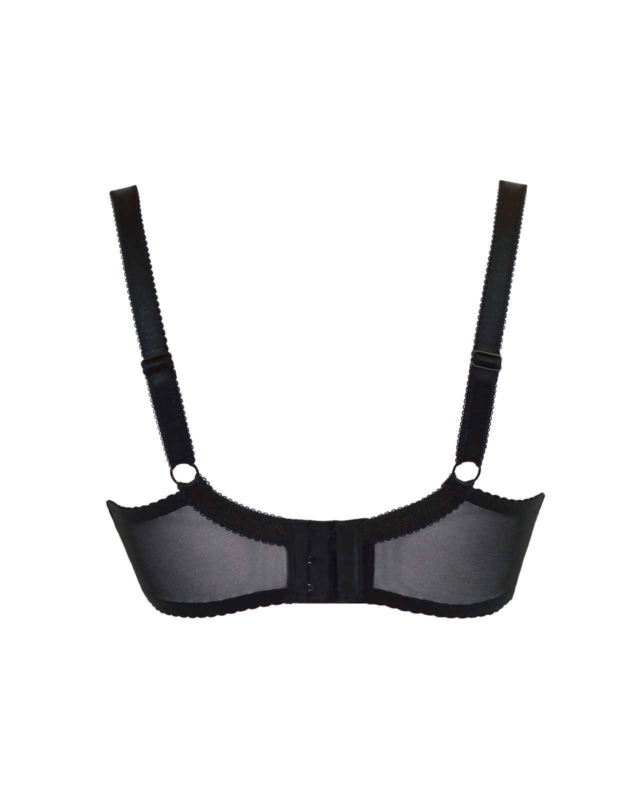 Florence Balcony Bra Black @ TKD Lingerie