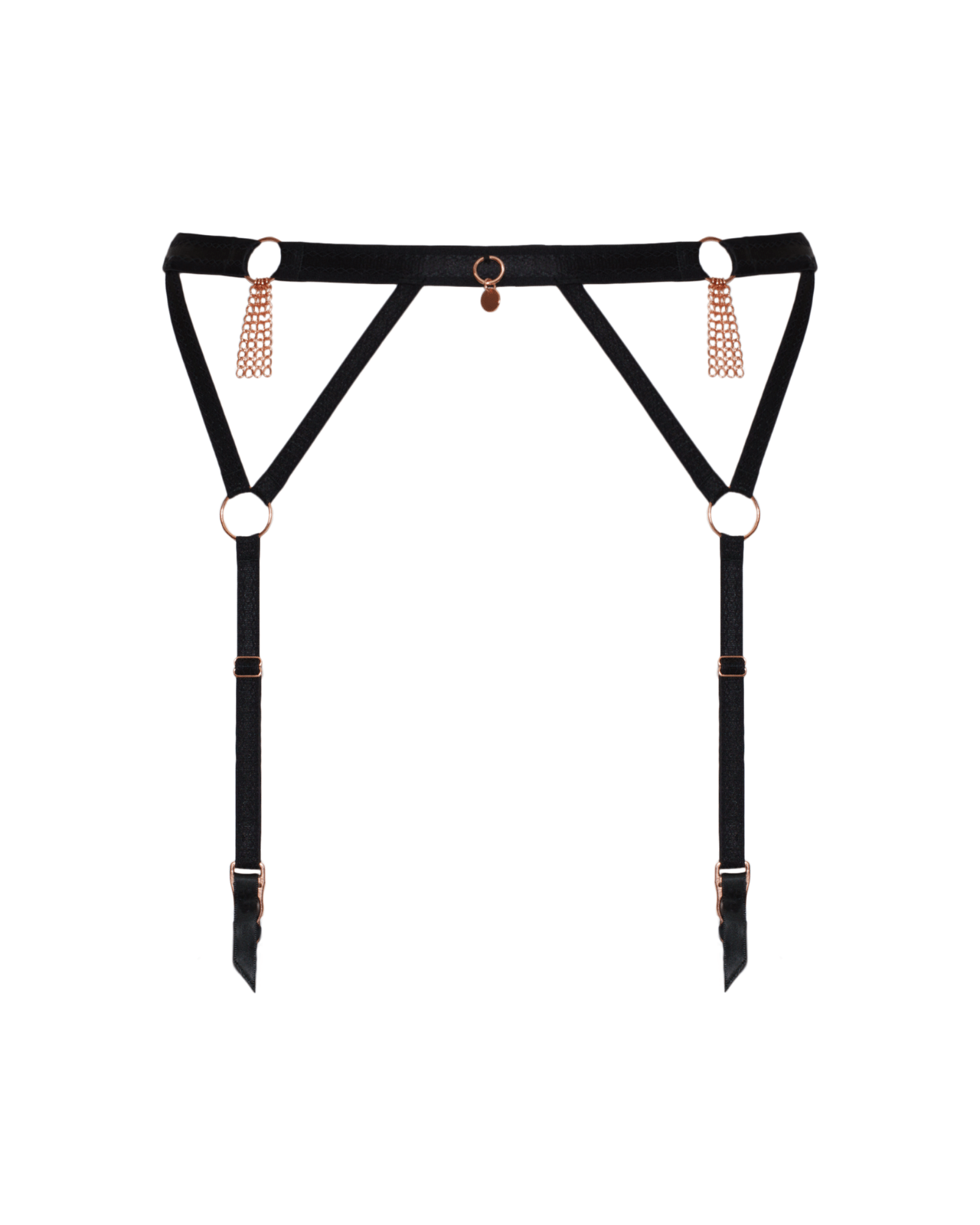 Unchained Suspender Belt Black @ TKD Lingerie