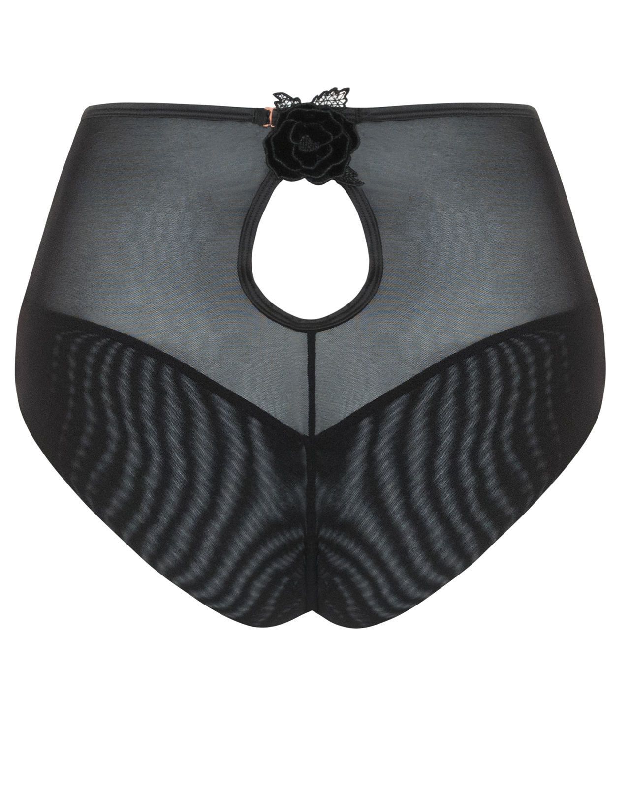 Velvet Rose High Waist Brief @ TKD Lingerie