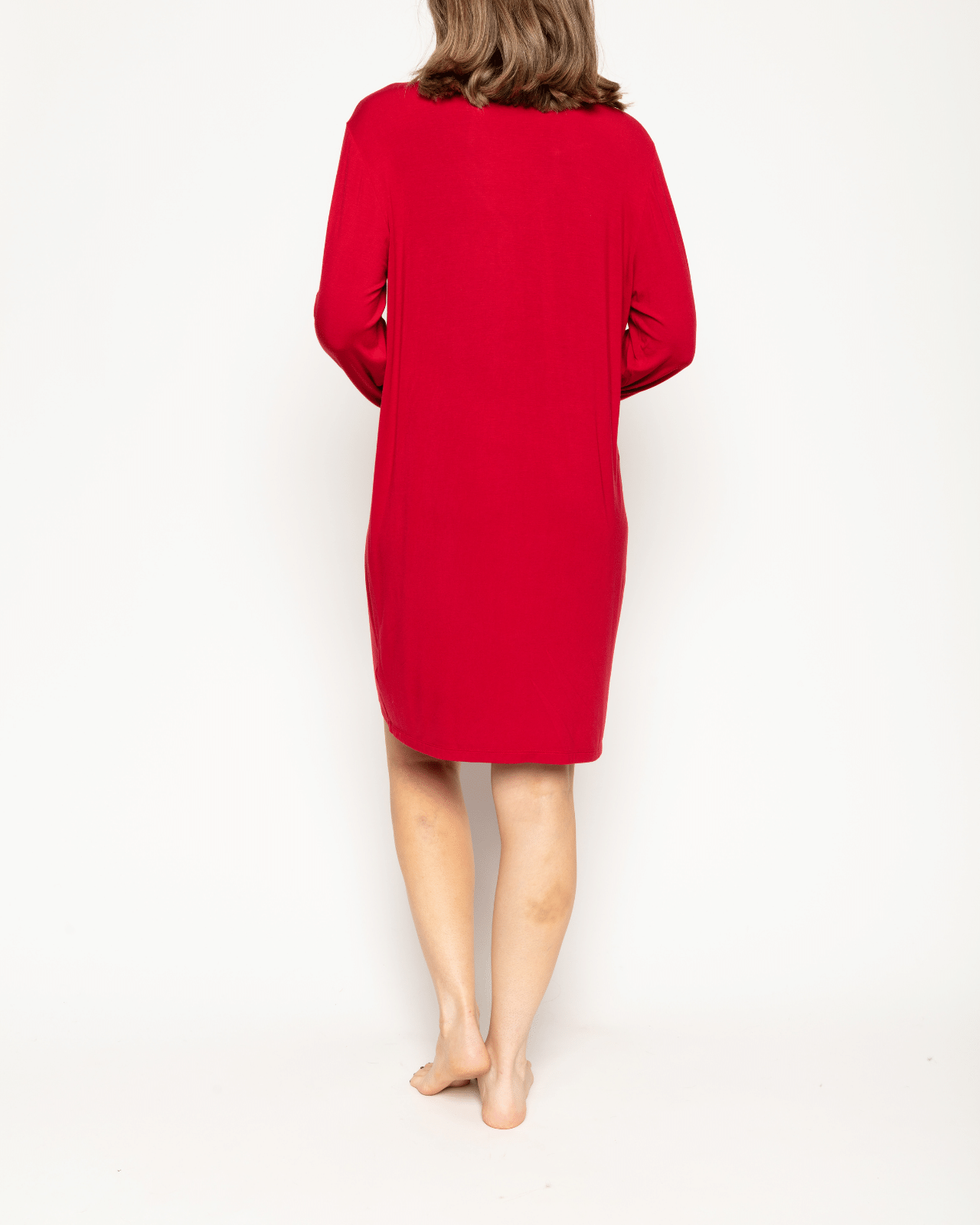 Windsor Red Knit Nightshirt @ TKD Lingerie