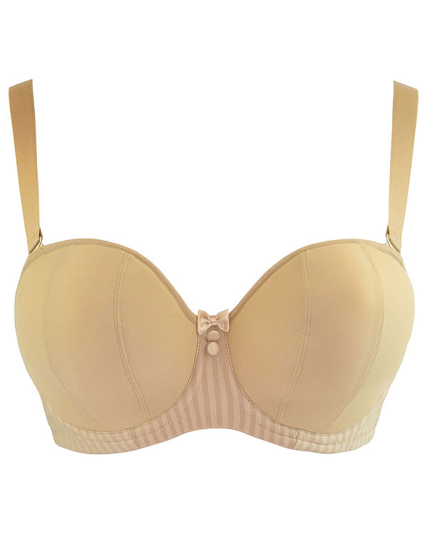 Luxe Strapless Bra Biscotti @ TKD Lingerie