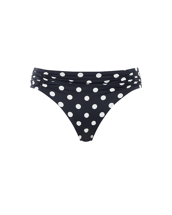 Anya Riva Spot Gather Pant Navy/Vanilla @ TKD Lingerie