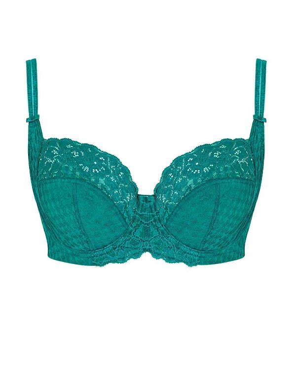Envy Full Cup Bra Teal @ TKD Lingerie