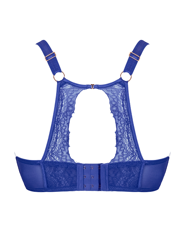 Exposed Plunge Bra Ultraviolet @ TKD Lingerie