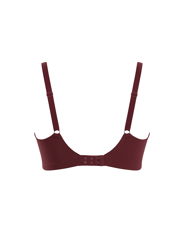 Serene Full Cup Bra Dark Cherry @ TKD Lingerie