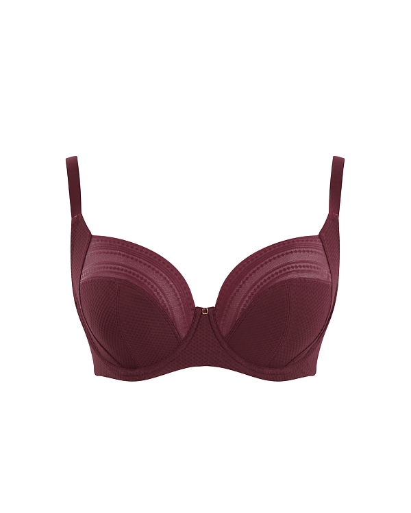 Serene Full Cup Bra Dark Cherry @ TKD Lingerie
