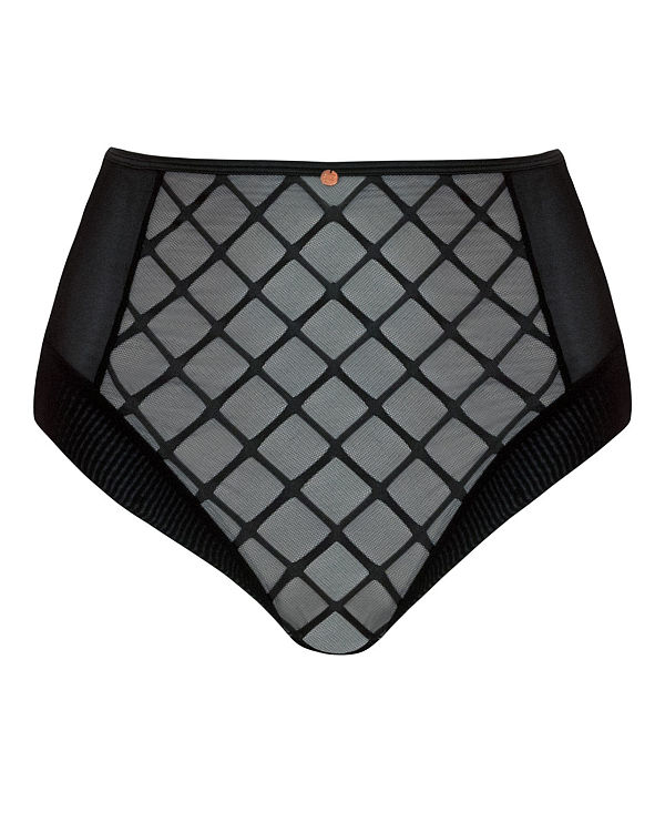 Velvet Rose High Waist Brief @ TKD Lingerie