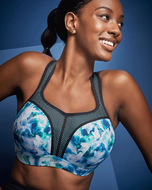 Power Wired Sports Bra Digital Bloom @ TKD Lingerie